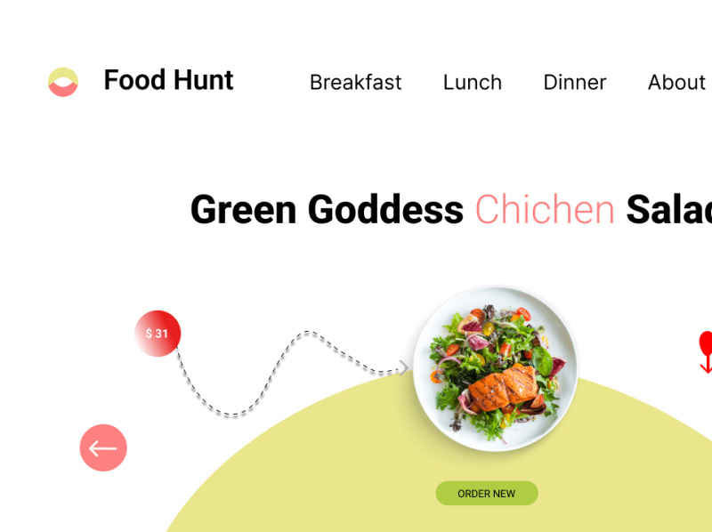 Food Hunt Design by Vikash Singh on Dribbble