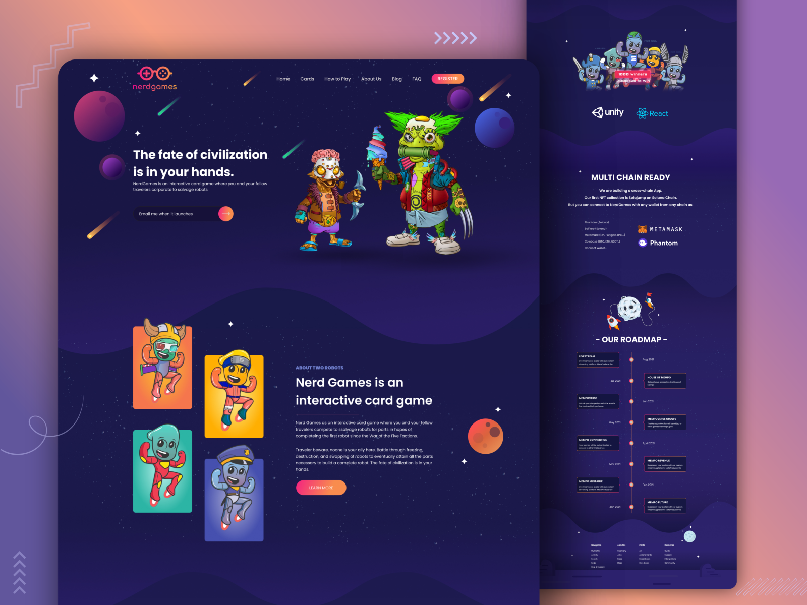 Crypto-Game Website Design by Masoud Mostafaei on Dribbble