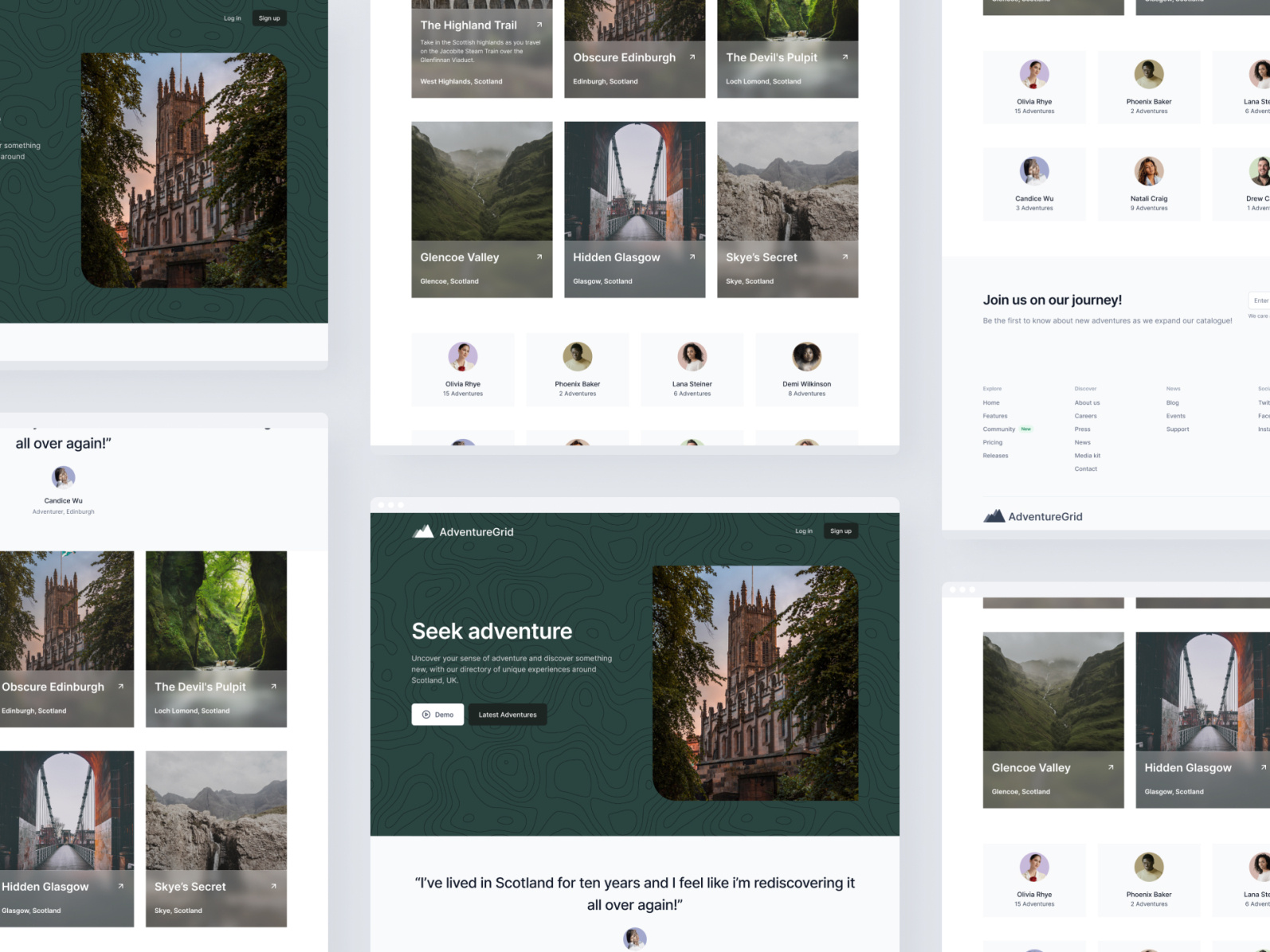 AdventureGrid - E-Commerce No-Code Web App | Atom Design by Kelsie ...