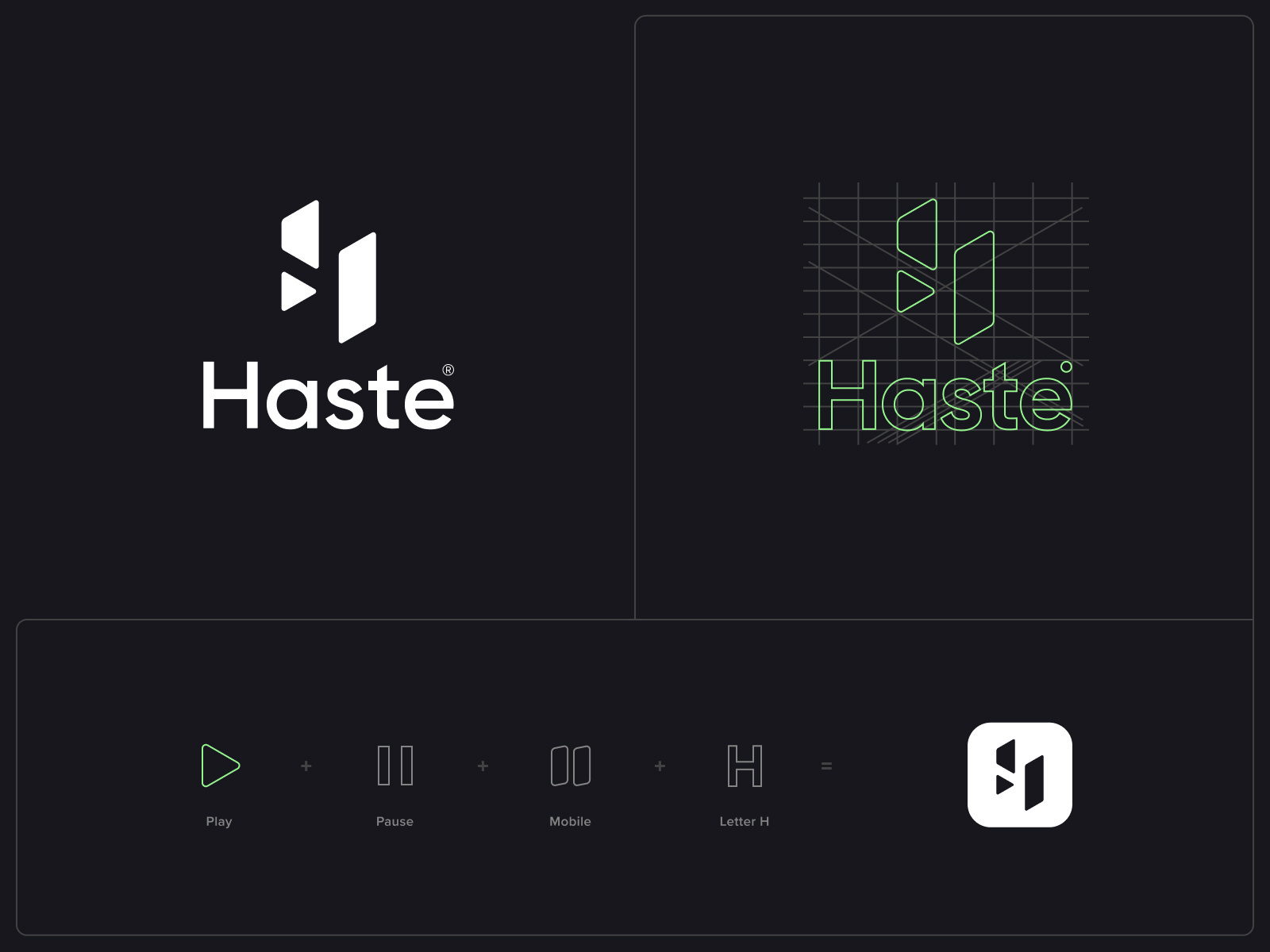Haste logo concept by Jason McCall on Dribbble