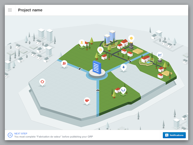 My business world by Damien Da Costa on Dribbble