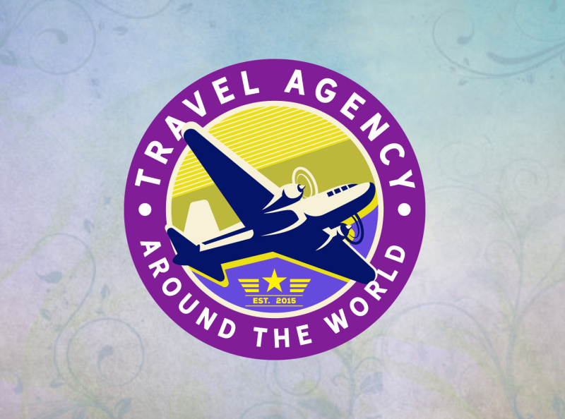 Travel Agency vintage logo by Sanzidur Rahman Saiem on Dribbble