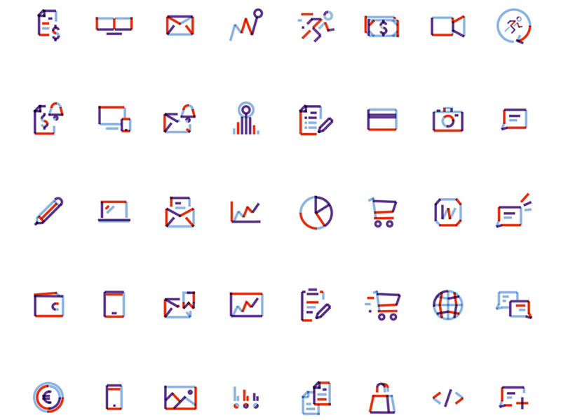 Wodify Iconography by Gonçalo Gonçalves on Dribbble