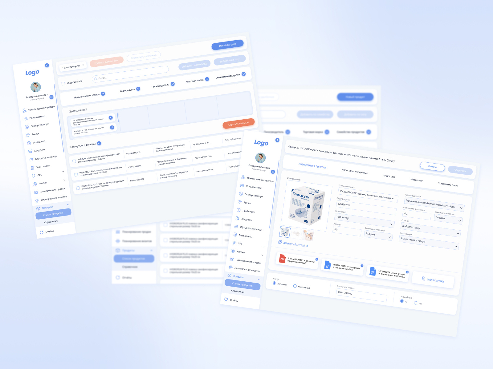 Medical CRM by ExtBel on Dribbble