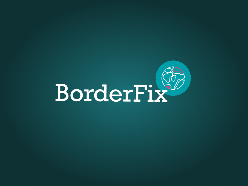 Logo for mobile app to track the openness of borders by ExtBel on Dribbble