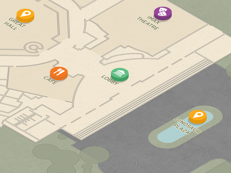 Map + POI Style by Kyle Hall on Dribbble