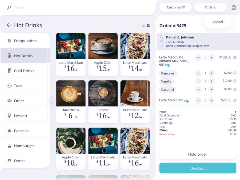 Checkout POS by Iuliia Saniuk on Dribbble