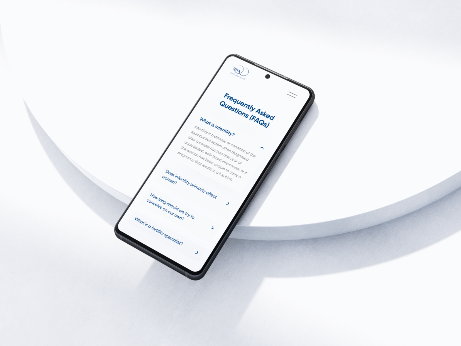 RMA Long Island IVF Branding & Redesign by Hudson Fusion on Dribbble