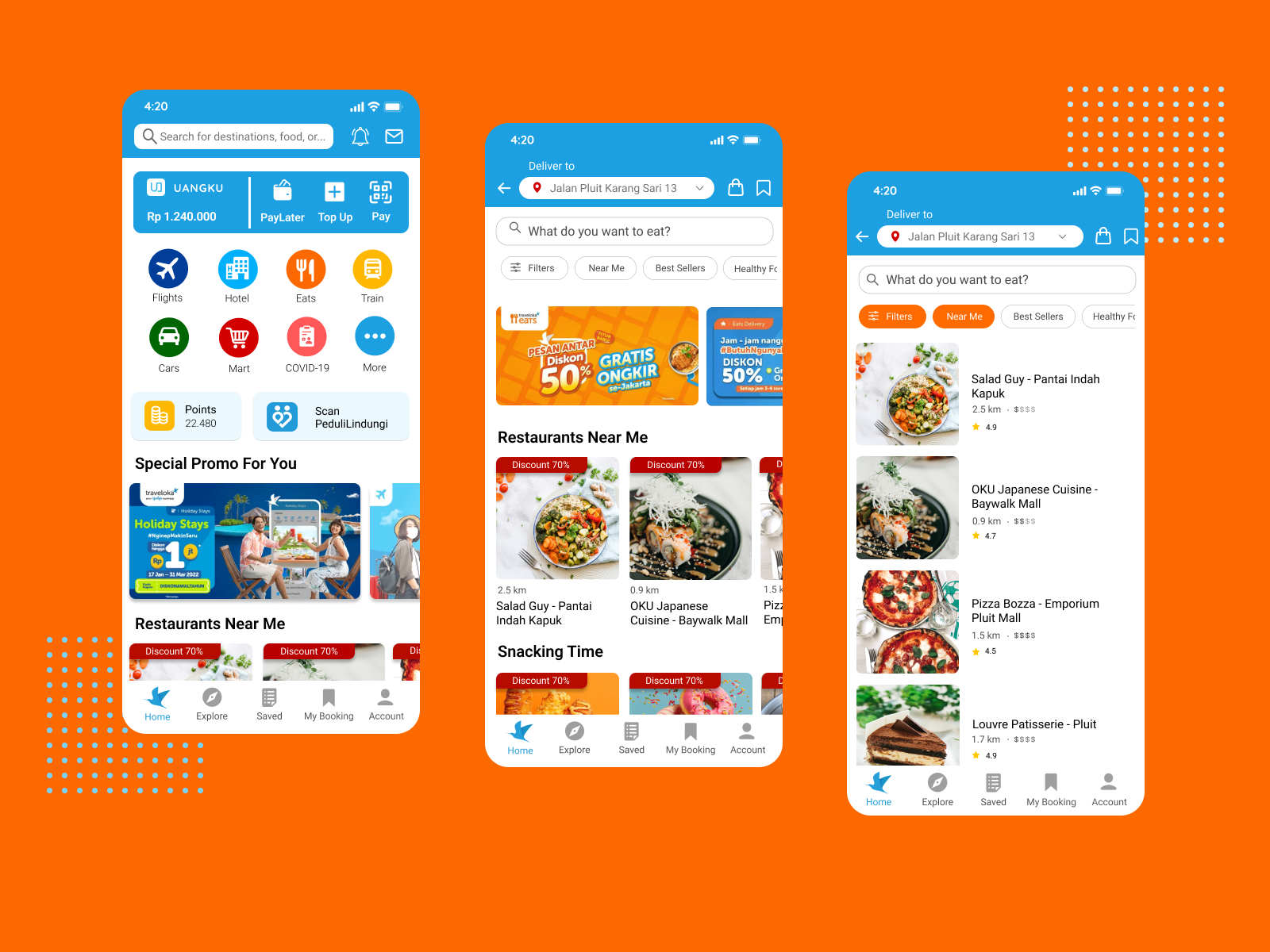 Traveloka App - Redesign by Clarissa Alda Wijaya by Clarissa Alda on ...
