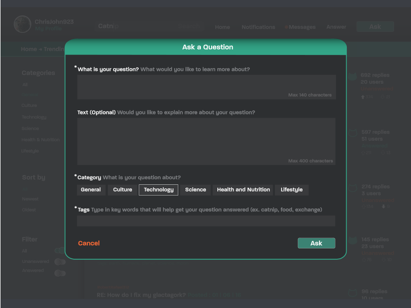 "Mesh" Dialogue Screen / UI by Melissa Anne Morgan on Dribbble