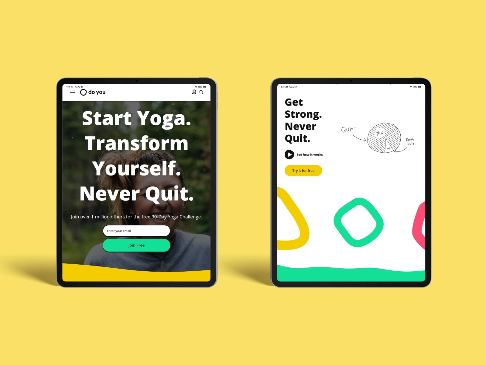 Do You : Tablet Screen Design by Saad Tiwana - I love designing ...