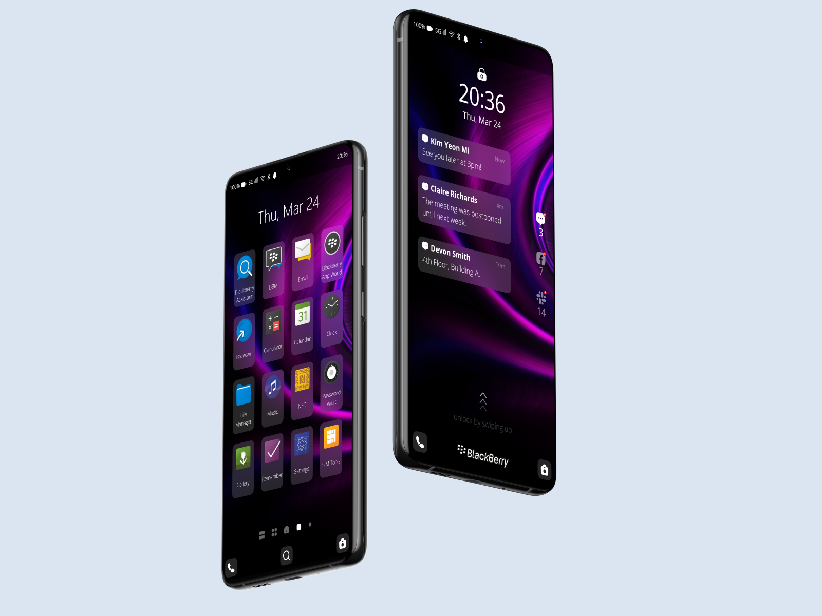 Blackberry OS Redesign by Carmen Nera on Dribbble