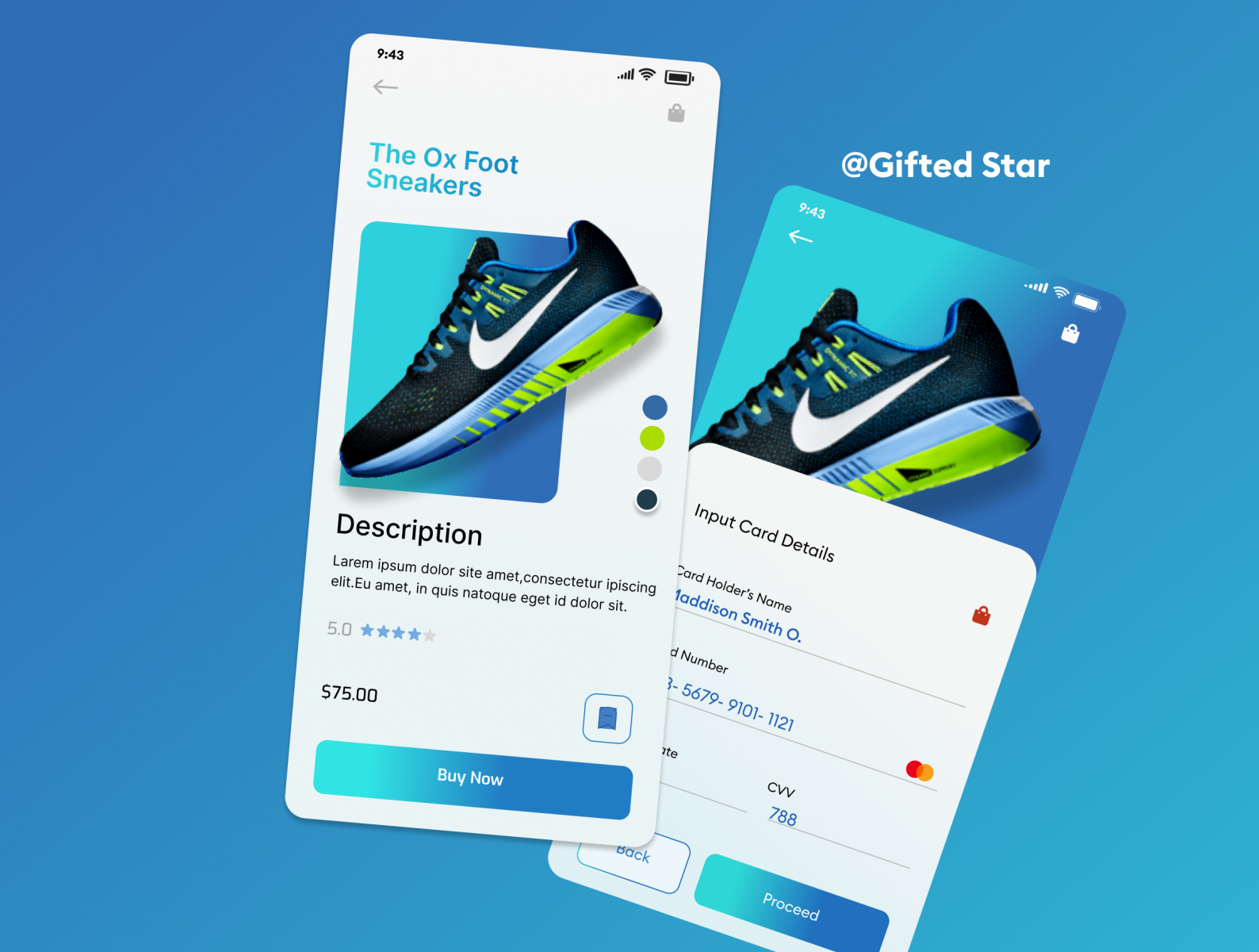Sneakers app by GIFTED DESIGNS on Dribbble