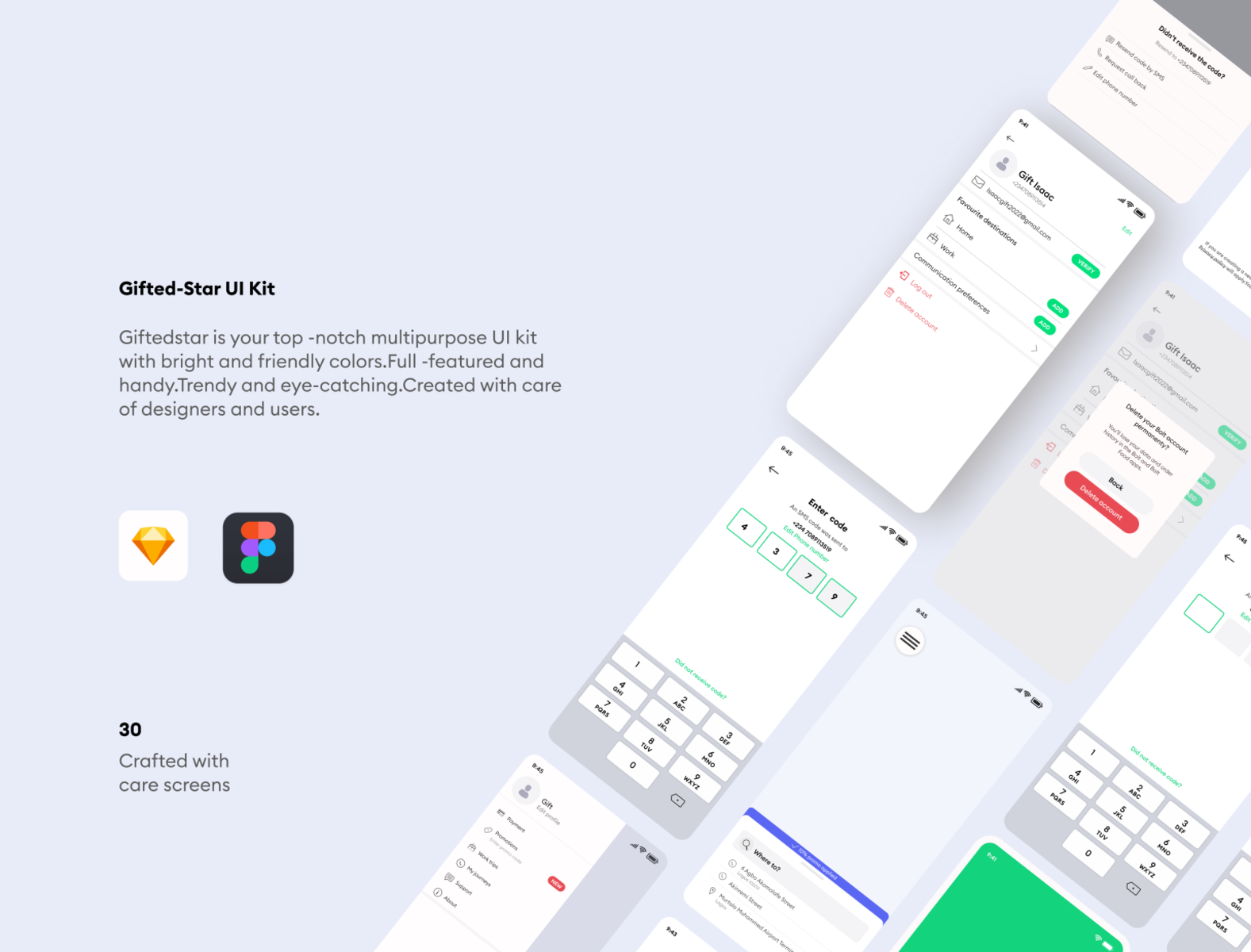 UI KITS by GIFTED DESIGNS on Dribbble