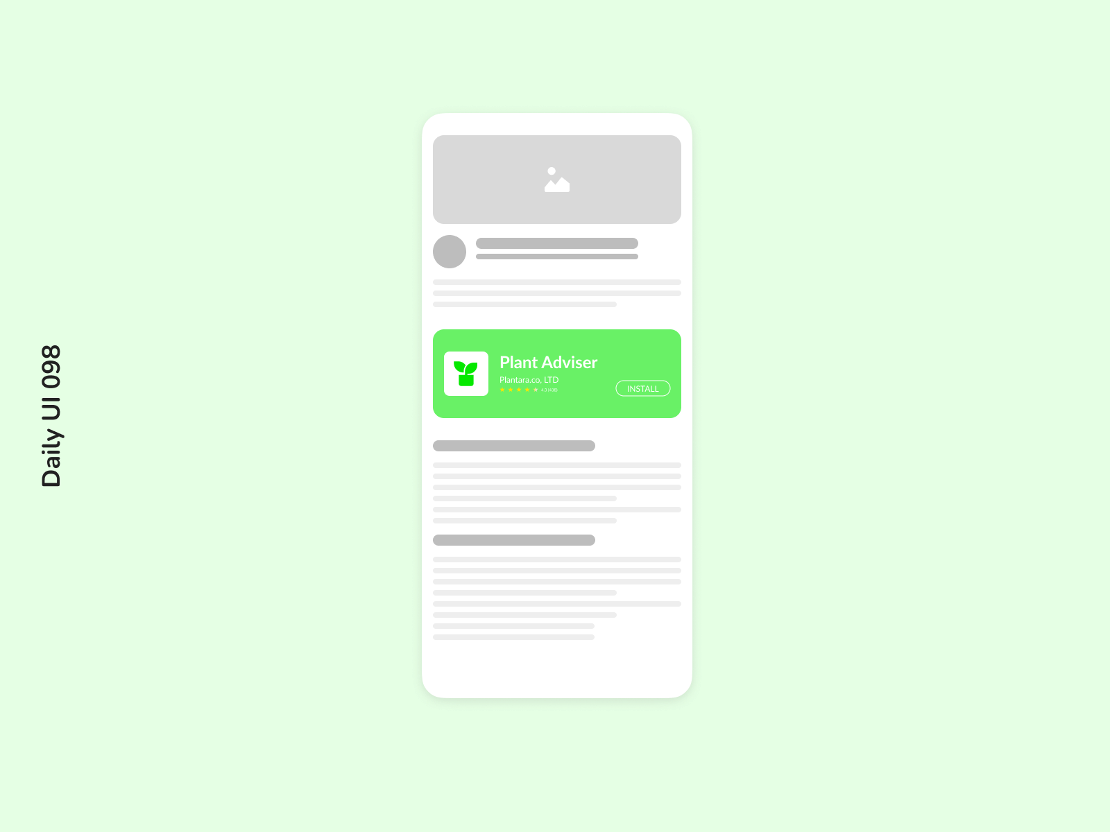 Daily UI 098 | Advertisement by Marvin Goertz on Dribbble