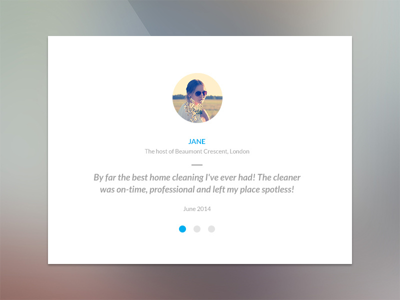 Testimonials by Cosa Nostra on Dribbble