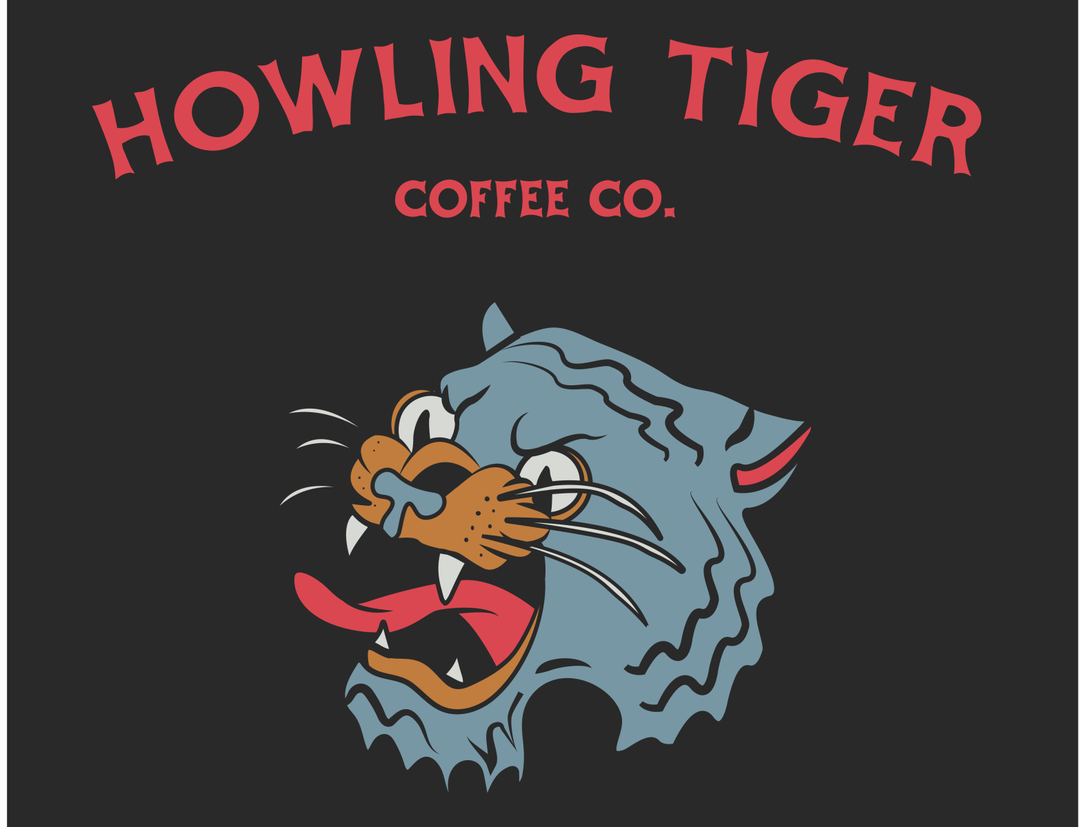 Howling Tiger Coffee Co. Logo Design by Westward Studio on Dribbble