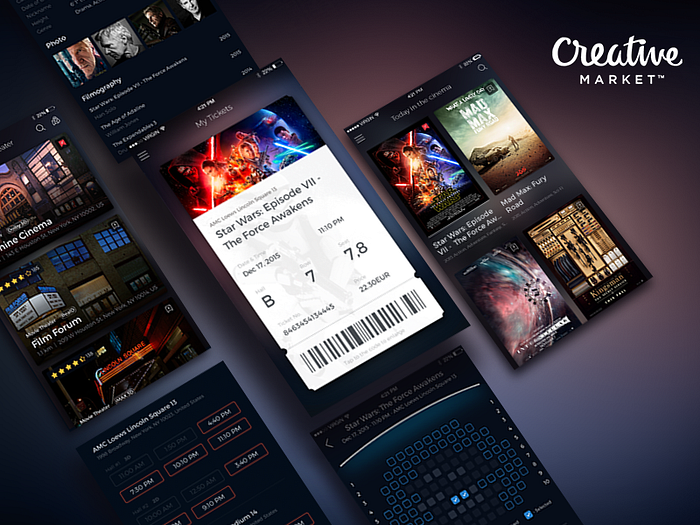 Tickets UI Kit by Shakuro on Dribbble