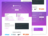 Mithril.js - Web Design by Adam Marsden on Dribbble