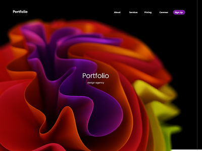 Portfolio page background by 3Dev on Dribbble