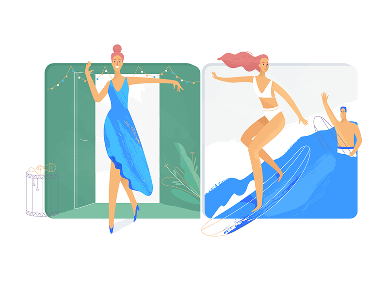 Explainer Video Illustration Frame : Please.com by Vidico for Vidico ...