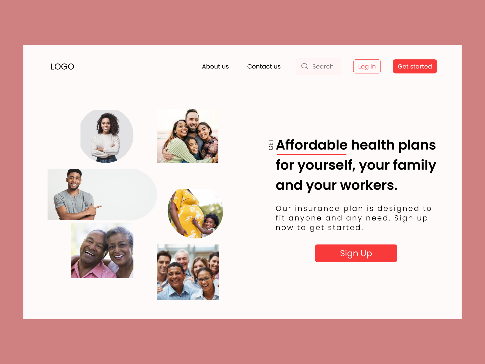 Asymmetric grid Design by Elizabeth Agunroye on Dribbble