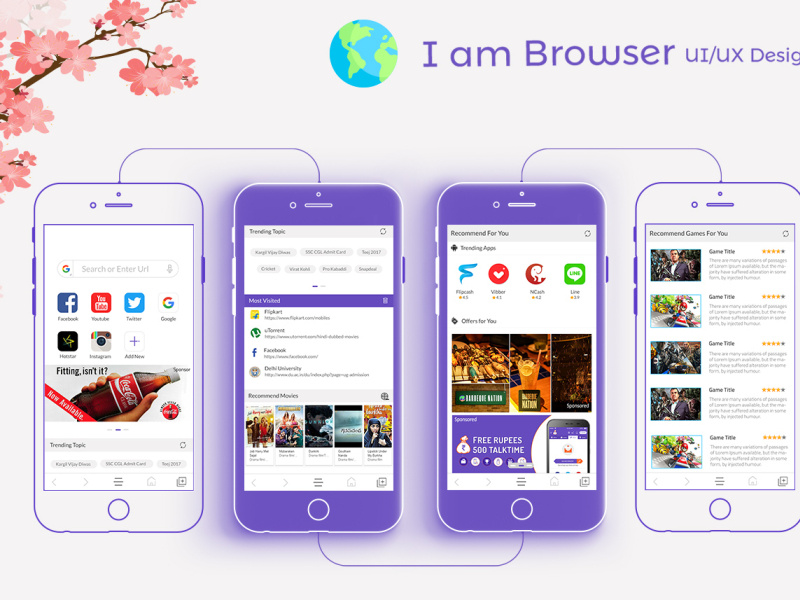 Browser Ui Kit by Parvesh Kumar on Dribbble