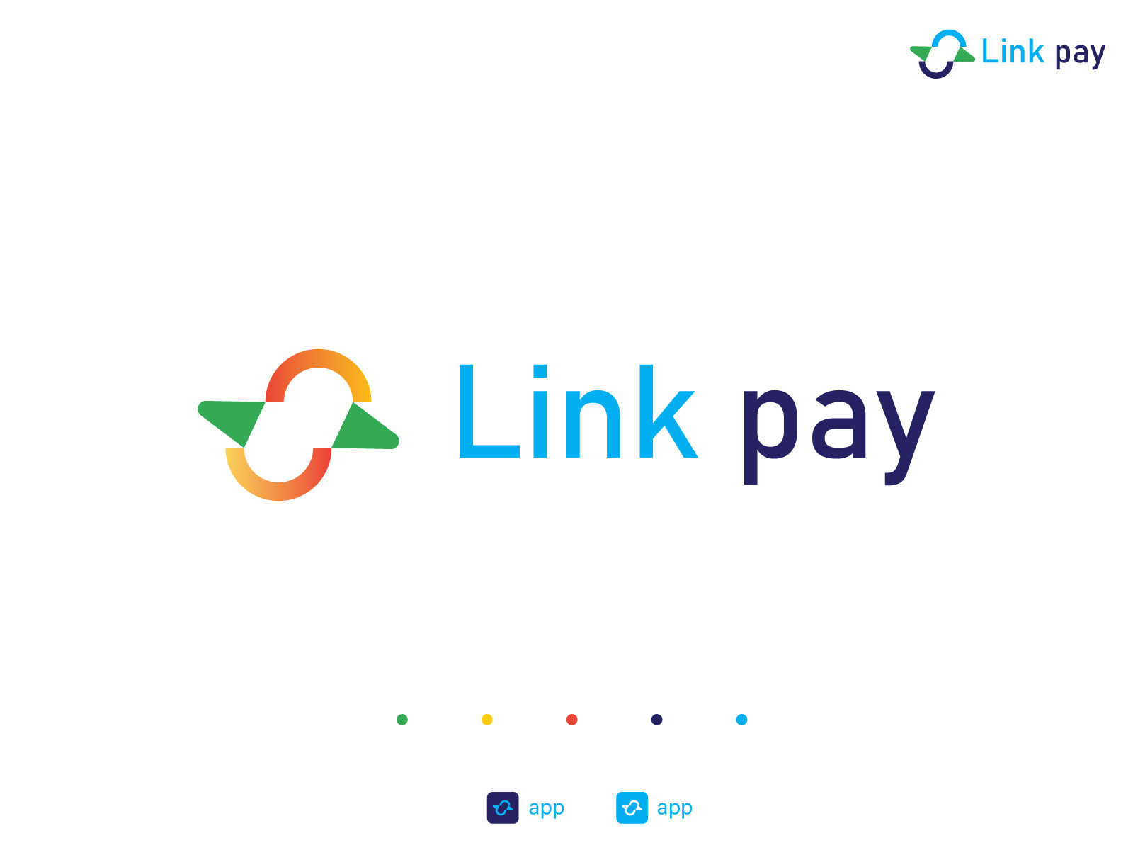 Best Link Pay app and Link logo design by Mir Ikbal hossen on Dribbble
