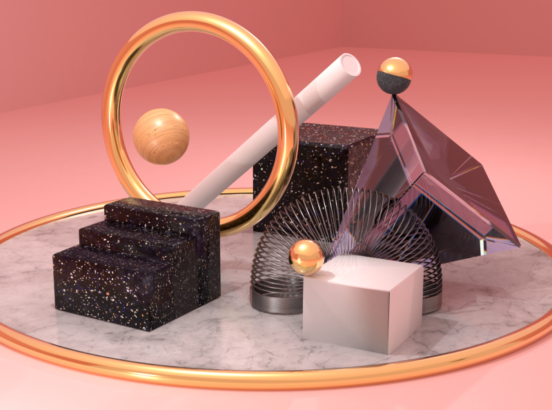3D Still Life by Nathan Grey Betts on Dribbble