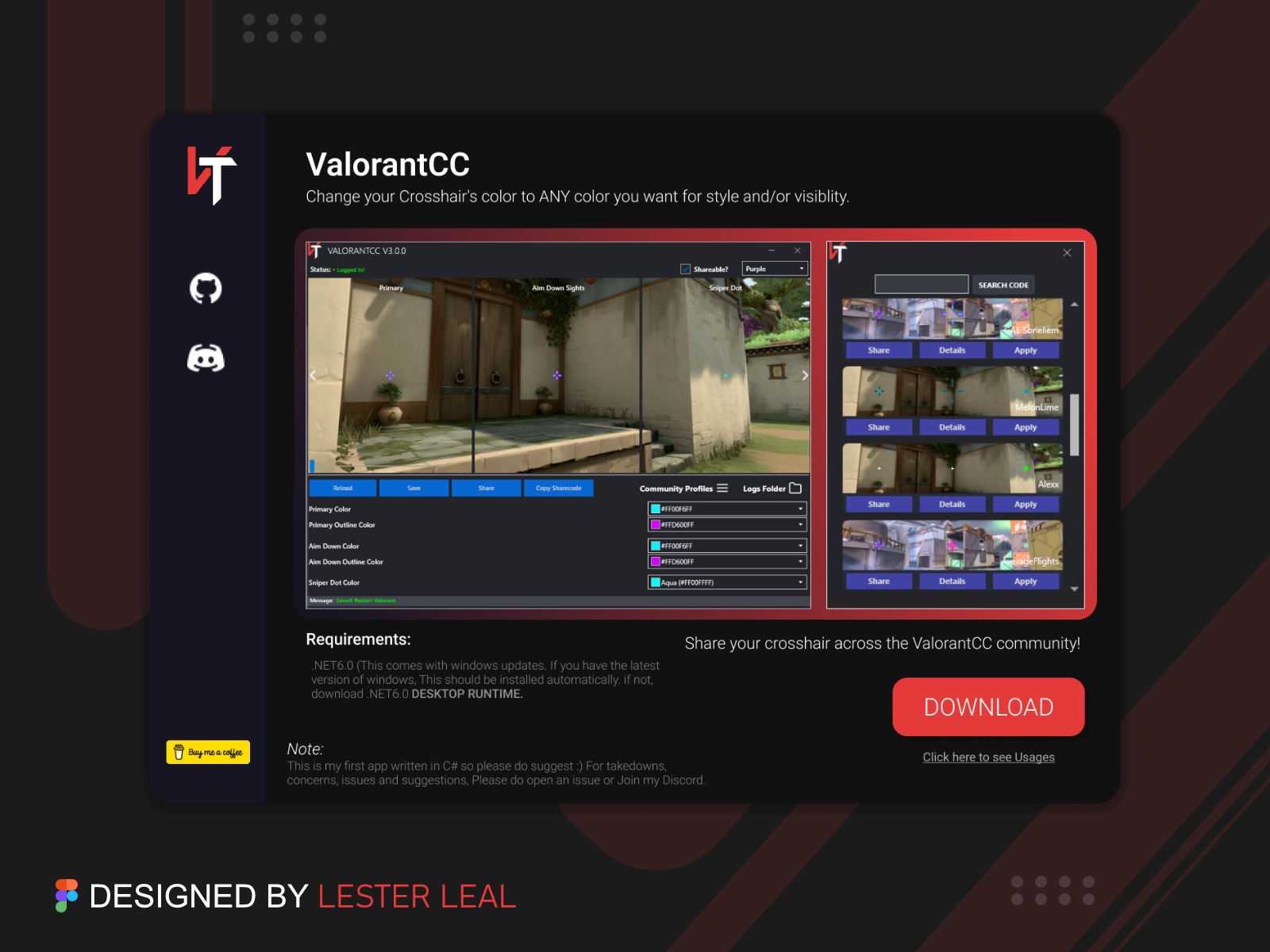 ValorantCC Web Installer by Lester Leal on Dribbble