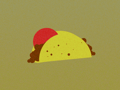 Low-Resolution Tacos are the Best Tacos by Steven Darby on Dribbble