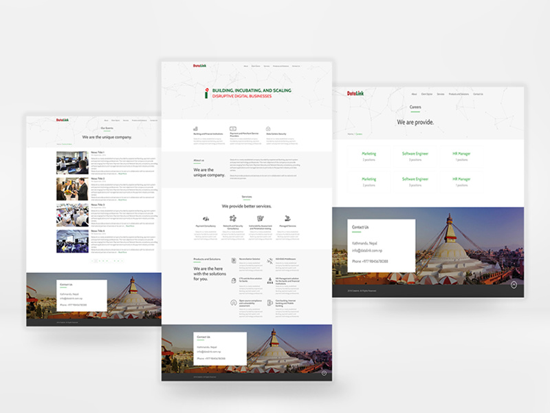 Website Layout Design by Manisha Palanchoke on Dribbble