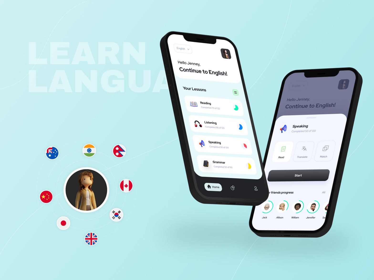 Learning App Design by Techugo on Dribbble