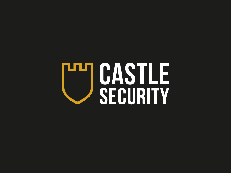 Castle Security identity by Jeroen Broersma on Dribbble