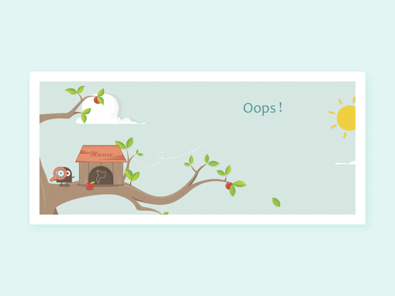 not find by mita on Dribbble