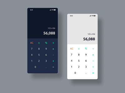Calculator - Daily UI Challenge #004 by Alvian on Dribbble