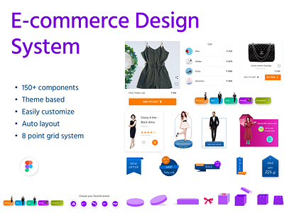 E-commerce Design System by Nikita kapadiya on Dribbble