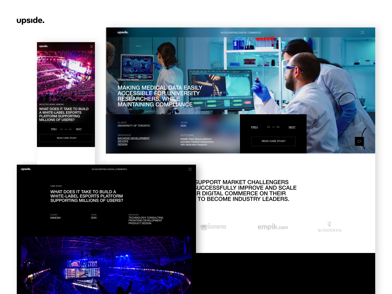 Upside: Company's Website Rebranding by Upside on Dribbble