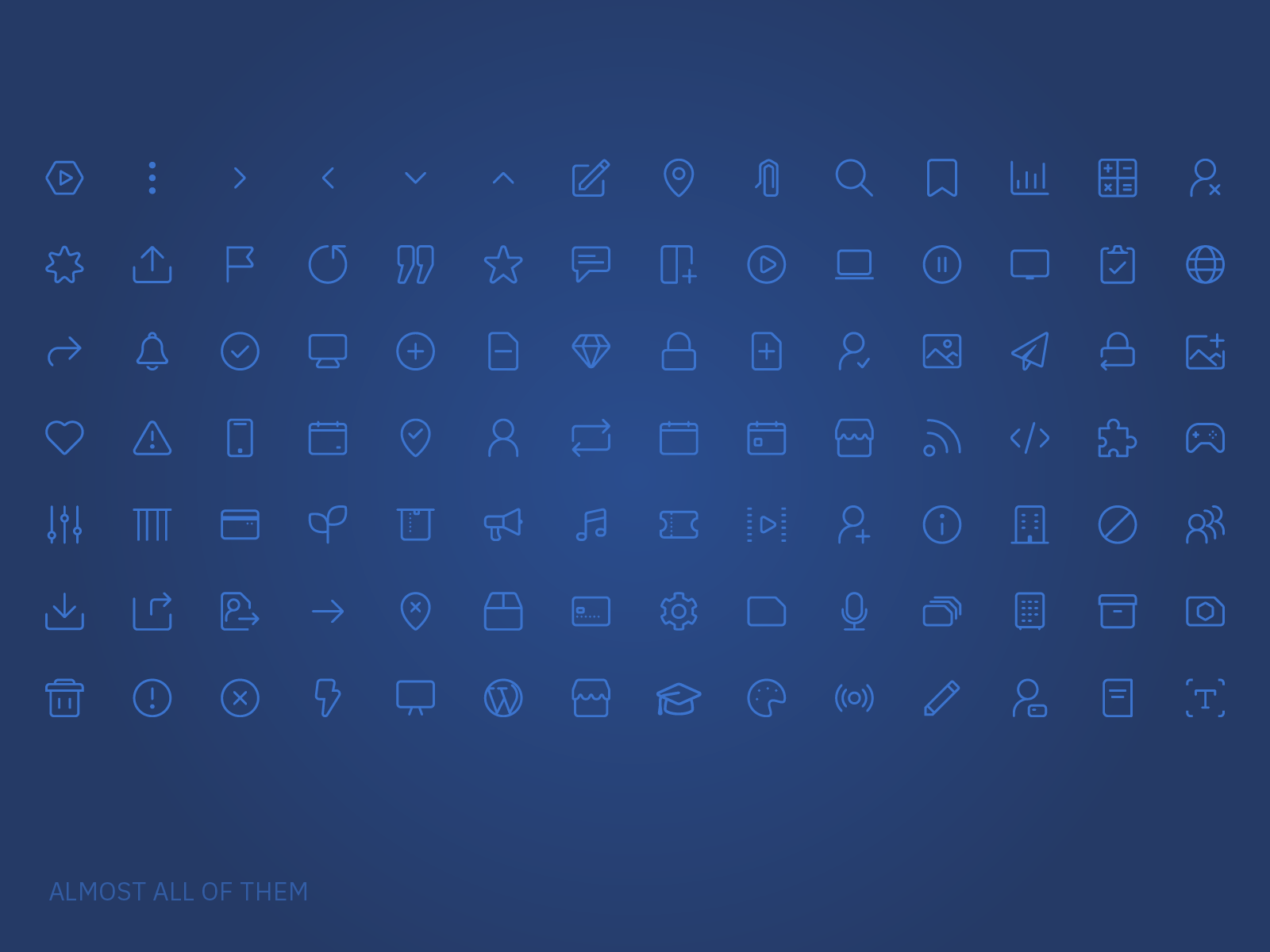Full icon library by Emma Agering on Dribbble