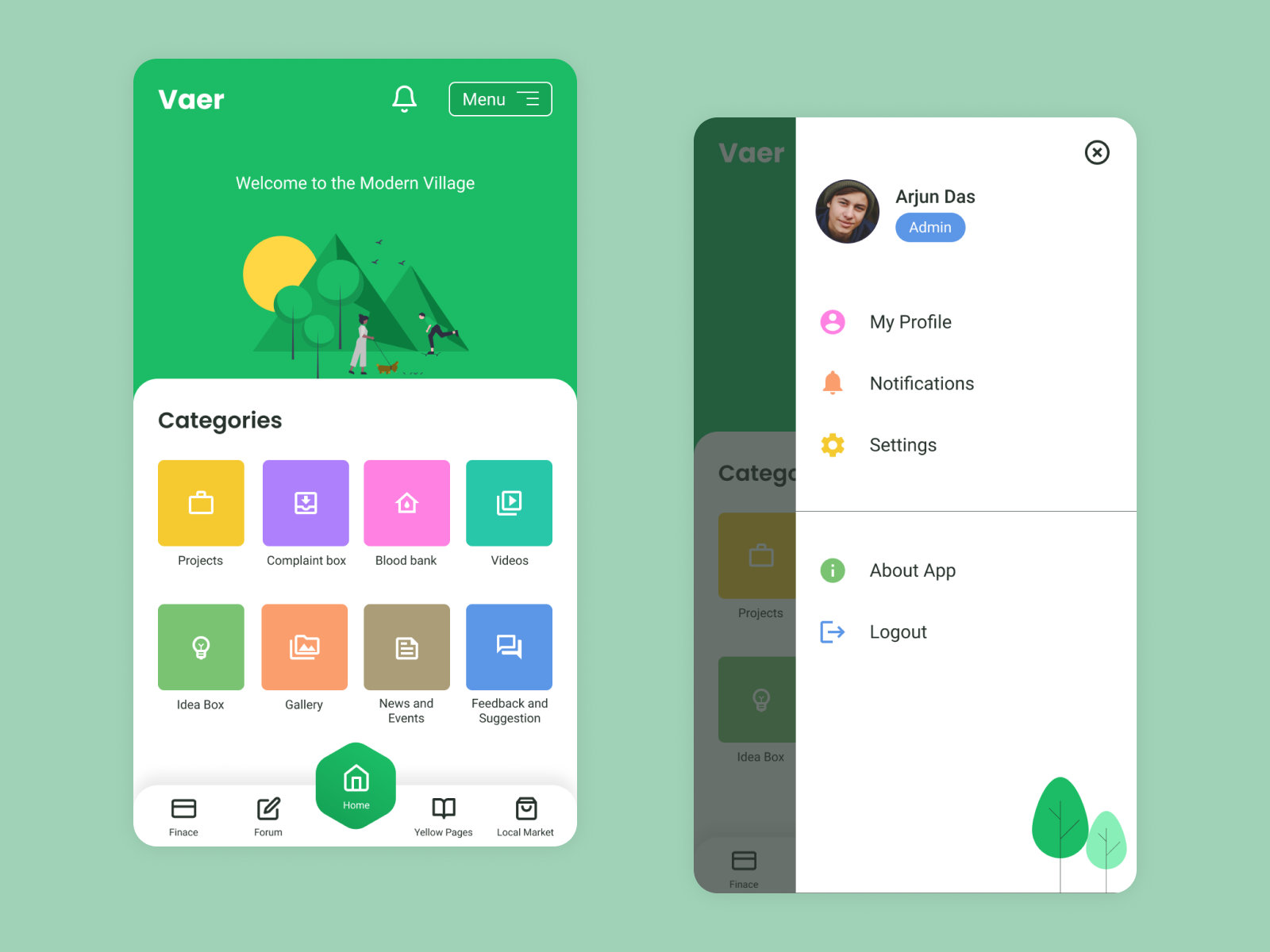 NGO App by Subash Matheswaran on Dribbble
