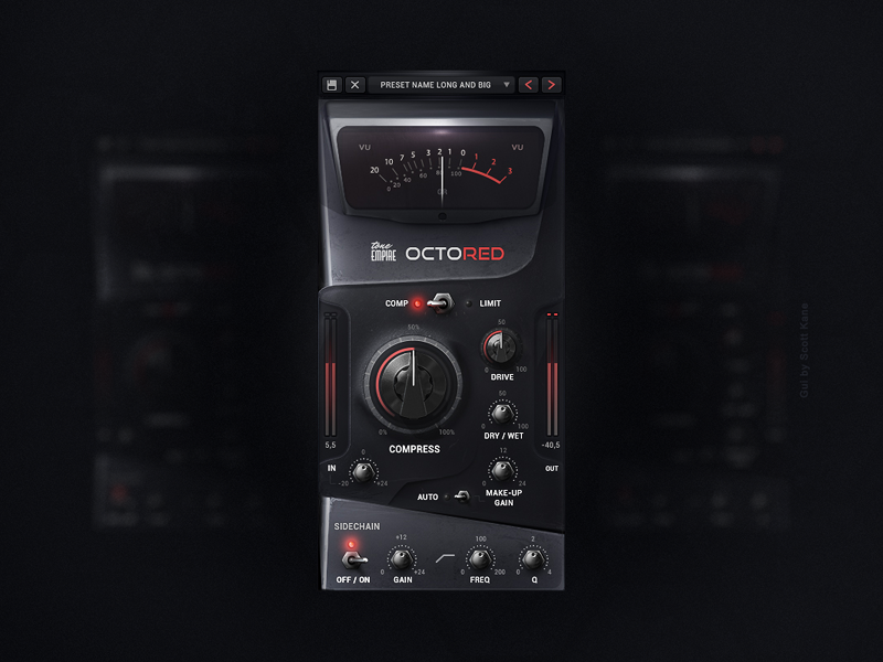Optored - Audio plugin vst gui design compressor by Scott Kane on Dribbble