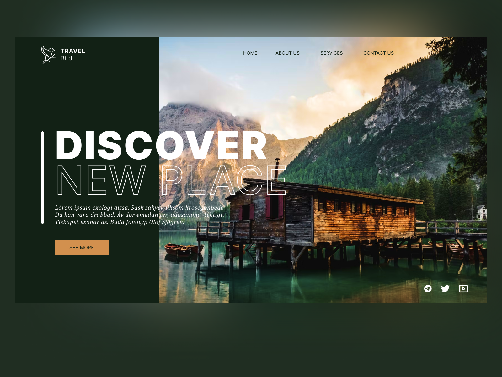 Travel bird web by Edward Knight on Dribbble