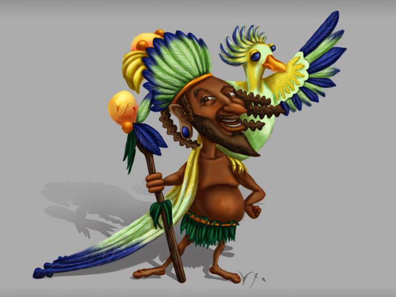 Shaman. Character Design by Veronika Pozdniakova on Dribbble