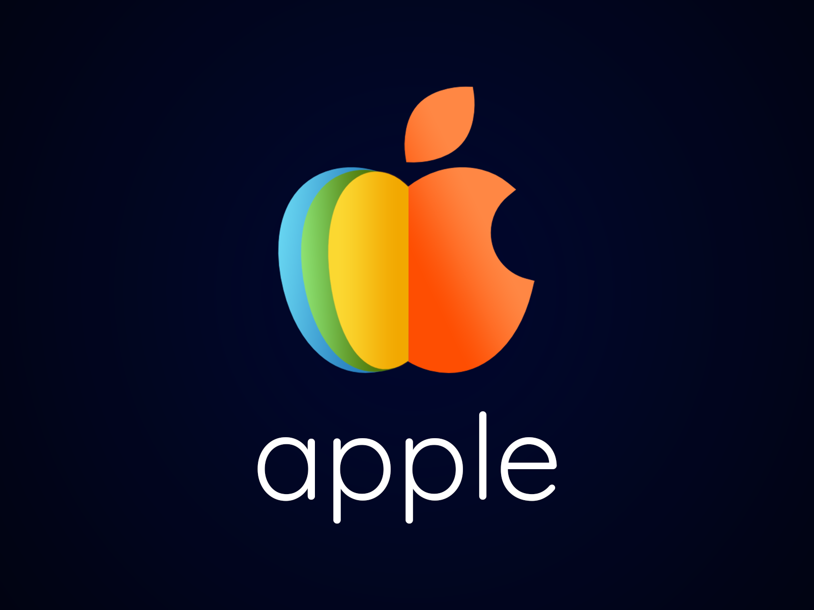 Apple logo by Sumita Ghoghari on Dribbble