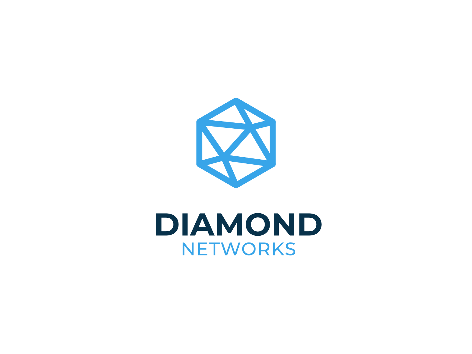 Diamond Networks Logo by Dominic Wettstein on Dribbble