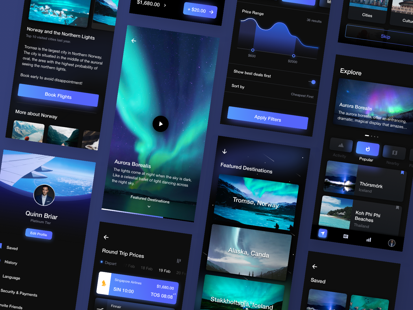 Cosmos UI Kit by Left Aligned for UI8 on Dribbble