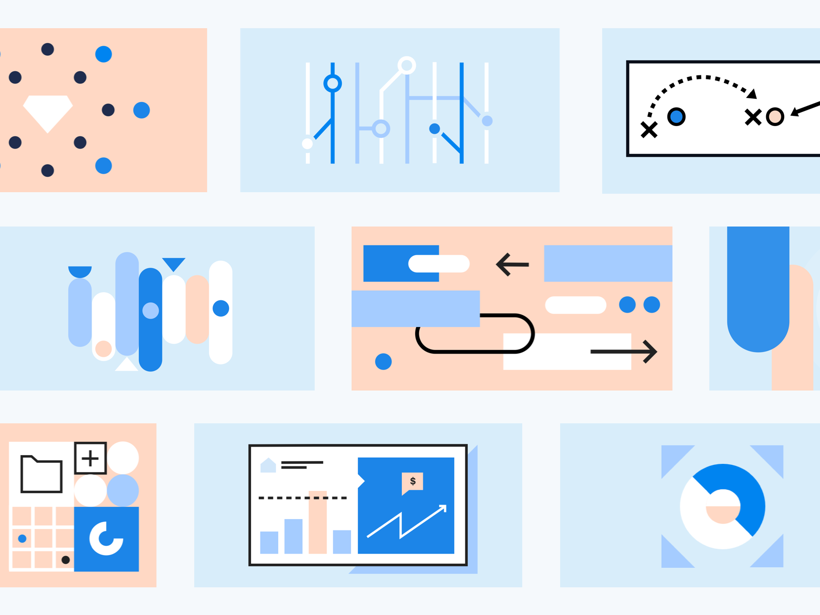 Blog covers by Nicolas Solerieu on Dribbble