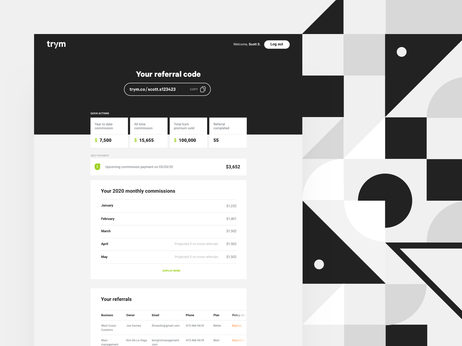 Agent dashboard by Nicolas Solerieu on Dribbble