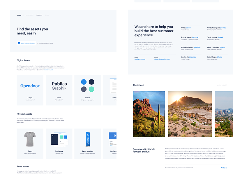 Brand platform layout by Nicolas Solerieu on Dribbble