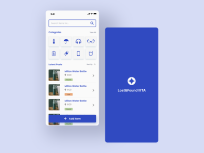 Lost and Found App by Saishree Kouda on Dribbble